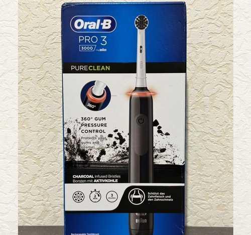 Электрическая зубная щетка Oral-B pro 3 3000