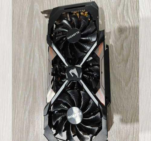 Видеокарта GTX 1070 aorus бу