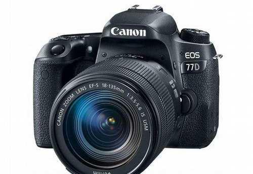 Фотоаппарат Canon EOS 77D kit 18-135 STM