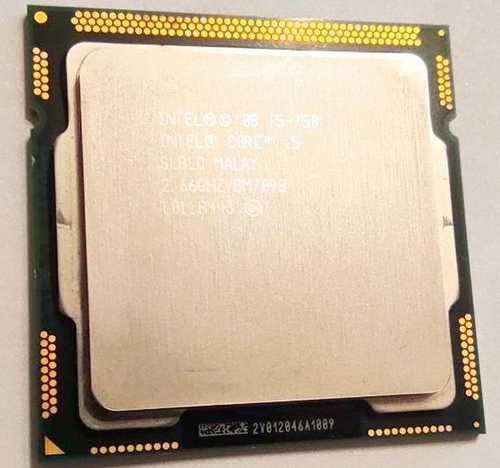 Процессор intel core i5 750