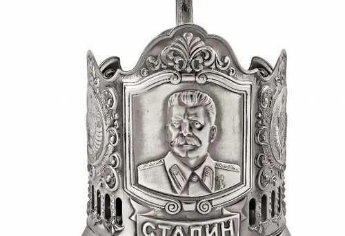 Подстаканник никелированный "Сталин"