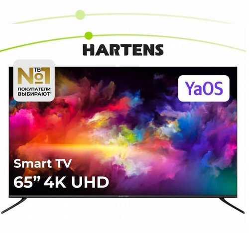 Телевизор Hartens HTY-65uhdo6B-HK22 65" 4K UHD, че