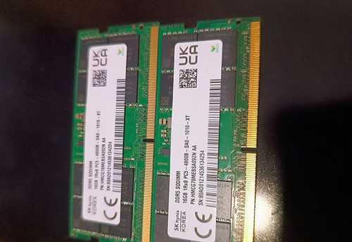 Оперативная память ddr5 sk hynix 32 gb 2*16