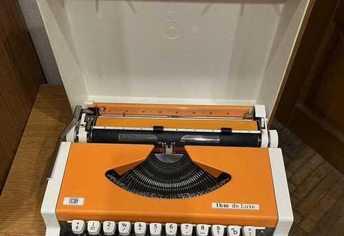 Пишущая машинка Unis tbm DE Luxe