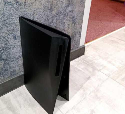 Лицевая панель сменная крышка для PS5 (Черная)