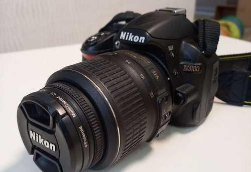 Зеркальный фотоаппарат nikon d3100 kit