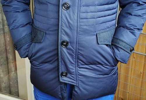 Зимняя мужская куртка 50 перьевая