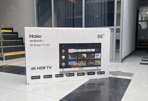 Новый телевизор Smart 4K haier 55 S3