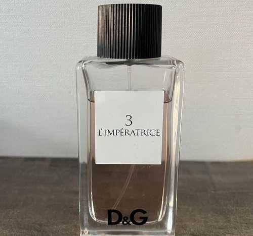 Dolce gabbana 3 l imperatrice оригинал