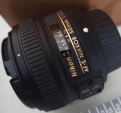 Объектив nikon af-s 50mm f1 8g nikkor