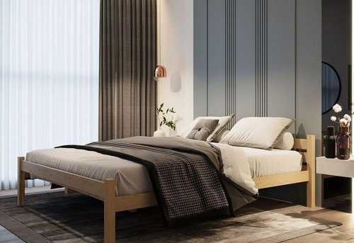 Кровать двуспальная деревянная Икеа