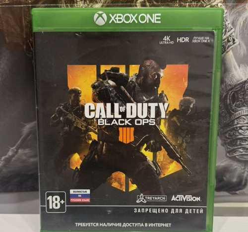 Диск call of duty black ops 4 для Xbox one