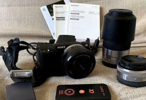 Фотоаппарат Sony NEX-5T Kit + два объектива
