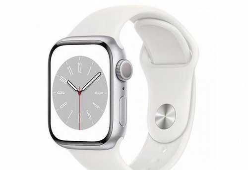 Apple watch 8 41 mm серебро