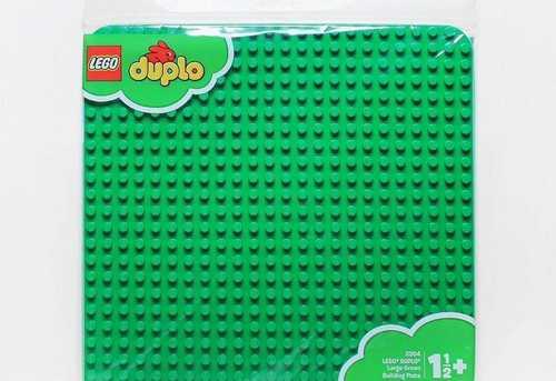 Lego Duplo 2304 Large Building Plate; 38x38 green