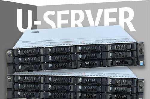 R730XD 12LFF 2x2686v4 128Gb H730p 2x750W, сервер D