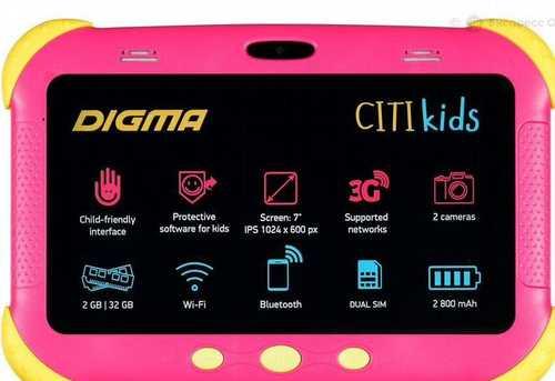 Детский планшет Digma citi Kids 7", 2GB, 32GB, 3G
