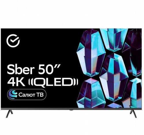 Новый телевизор Sber 50" qled SmartTV Wi-Fi