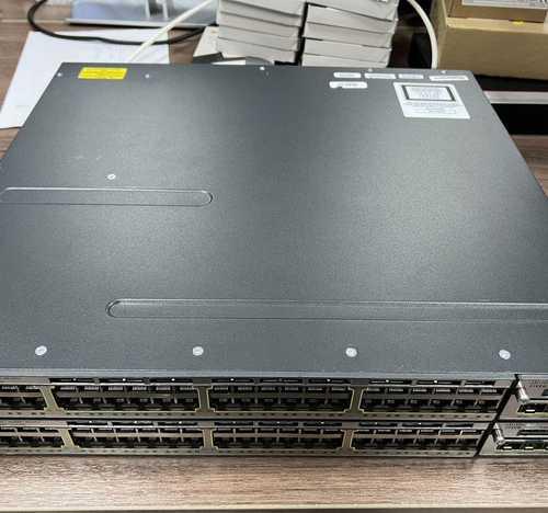 Коммутатор Cisco WS-C3750X-48T-S + модуль C3KX-NM