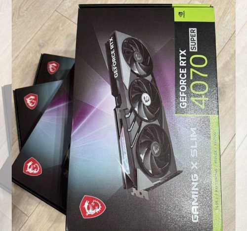 Видеокарта MSI RTX 4070 Super 12G Gaming X Slim но