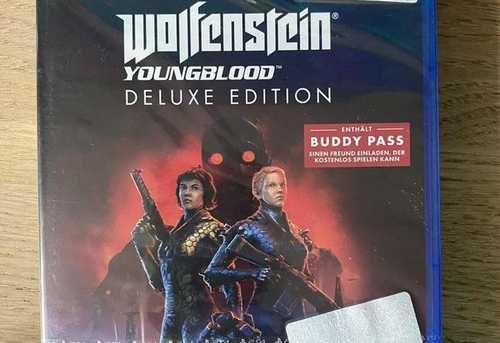 Игра для Ps4 Wolfenstein youngblood deluxe edition