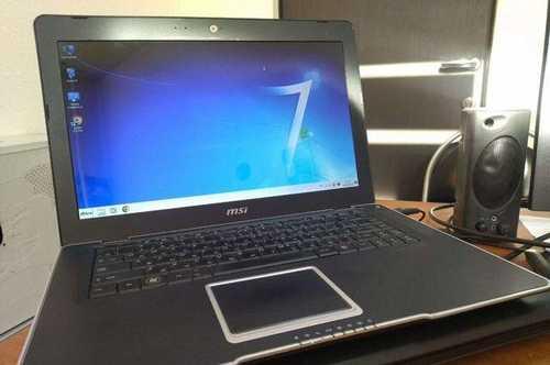 Ноутбук MSI x400 SSD