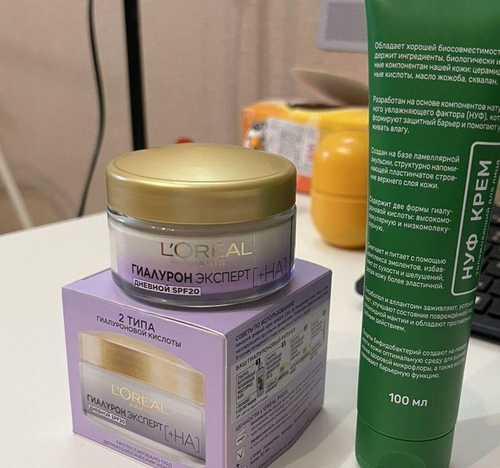 Крем Seveki Нуф и L'Oreal Paris дневной