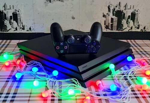 PS4 PRO (3 ревизия) + 19 отличных игр