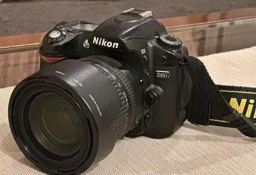 Зеркальный фотоаппарат Nikon D 80