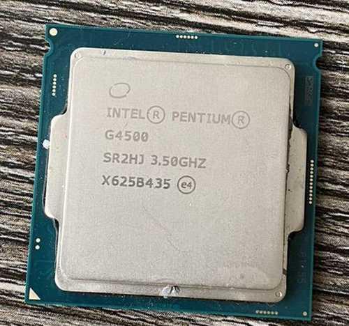 Процессор intel pentium g4500