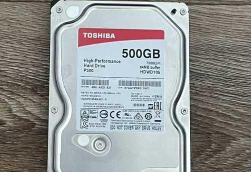 Жесткий диск Toshiba P300 3.5" 500гб
