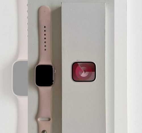 Часы apple watch 9 41 mm pink