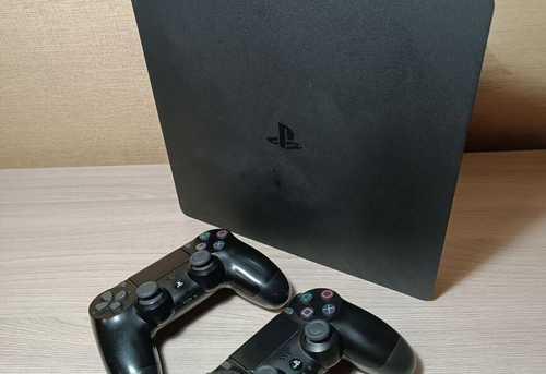 Sony PS4 slim 1tb 2 геймпада