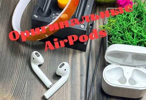 Airpods оригиналы с новыми акб