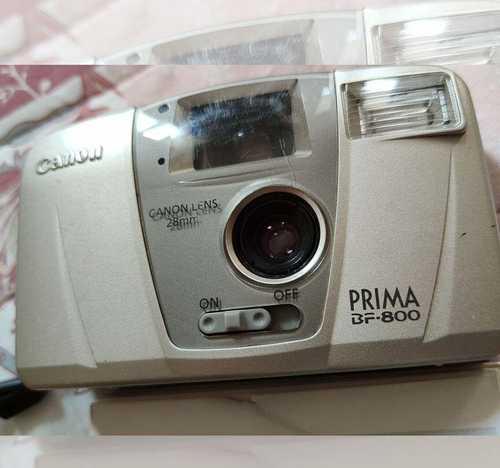 Плёночный фотоаппарат canon prima bf 800