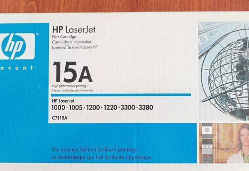 Картридж HP C7115A № 15A черный