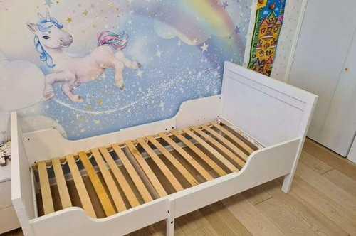 Детская раздвижная кровать IKEA сундвик sundvik