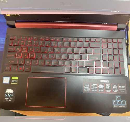 Ноутбук acer nitro-5 AN515-54-54M2