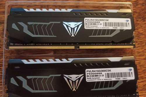 Оперативная память DDR4 2x8GB (16GB) Patriot Viper