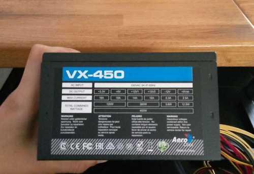 Блок питания aeroCool vx 450 ватт