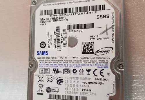 Жёсткий диск Samsung HDD 2.5 для ноутбука