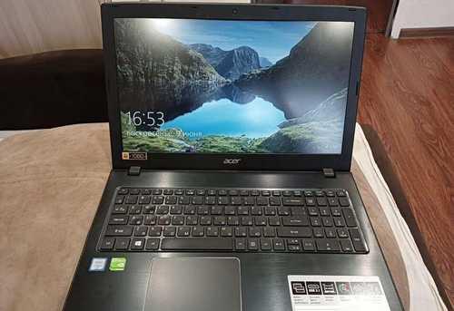 Ноутбук 15.6" Acer Aspire E5-575, 930 ГБ, Core i5-7200U, RAM 6 ГБ, Intel HD Graphics 620
