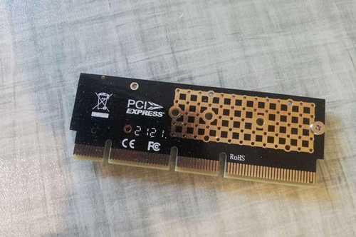 Адаптер SSD M.2 NVMe в слот PCI-E