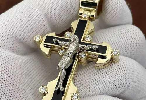 Золотой Крест с Бриллиантами