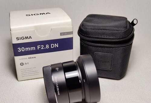 Sigma 30mm 2.8 DN (для Sony E)