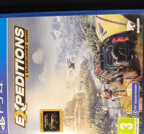 Игра для ps4 Expeditions a mudrunner game