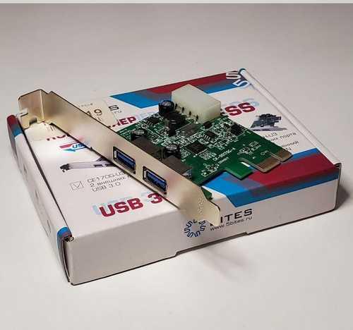 Плата расширения хаб pci express USB 3.0 х 2