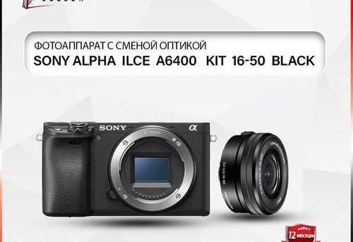 Sony alpha ilce A6400 KIT 16-50 black