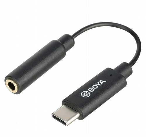Адаптер Boya BY-K9 с 3.5 мм trrs на USB Type-C