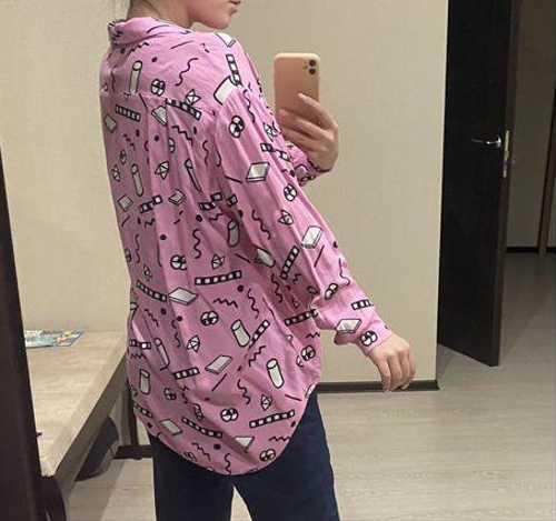 Oversize рубашка женская 46 48 размер